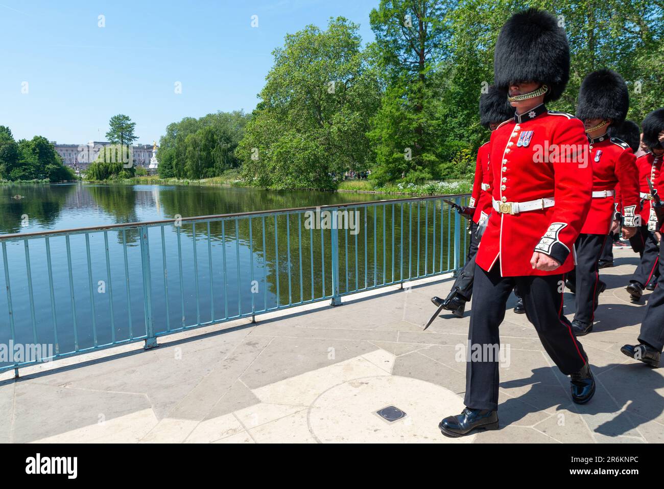 Westminster, London, UK. 10th Jun, 2023. Trooping the Colour is due to ...