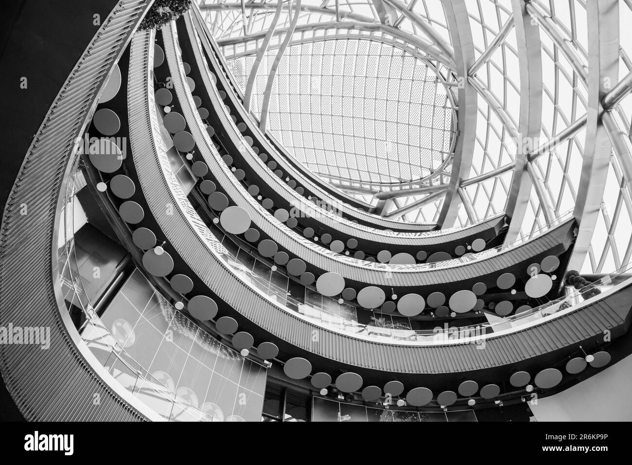Glass cupola of Nur-Alem sphere in EXPO 2017 Exhibition Area ...