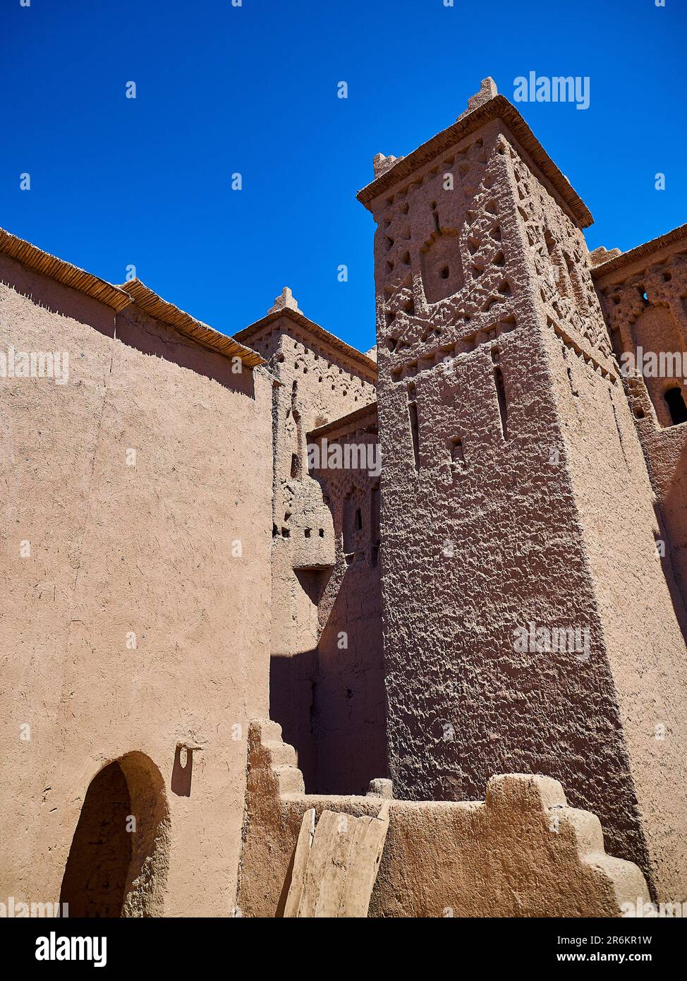 A Kasbah is a traditional building made of clay and straw, built in a ...