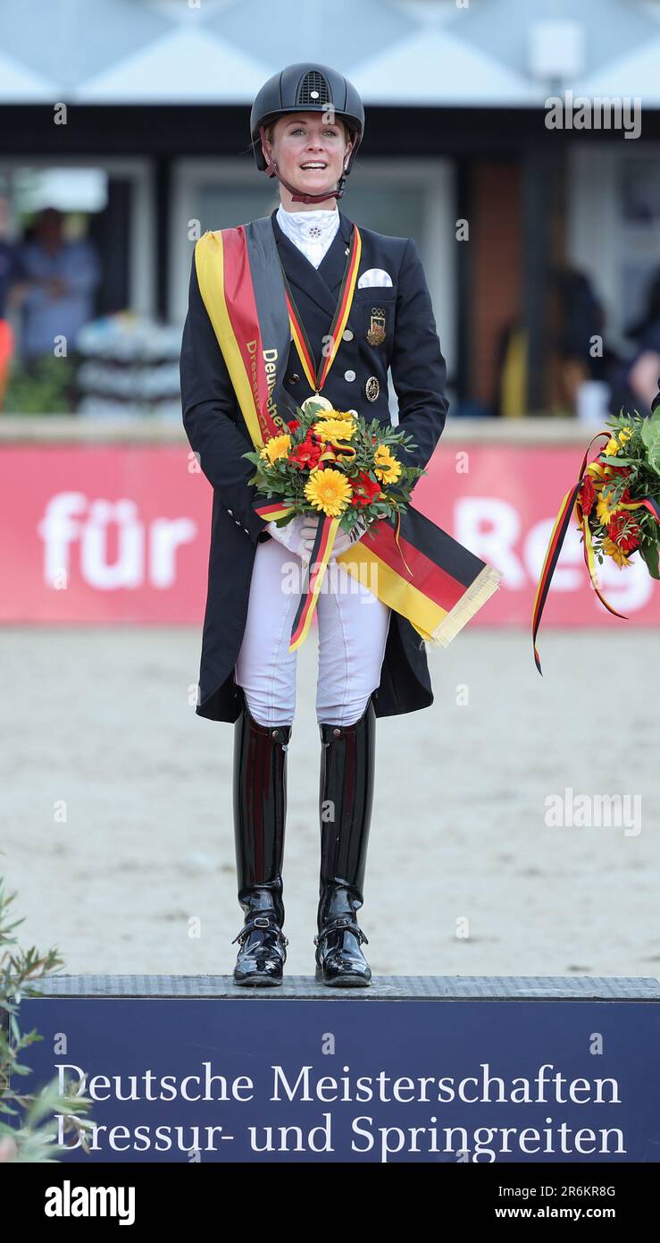 Balve, Germany. 10th June, 2023. Equestrian sport: German championship ...