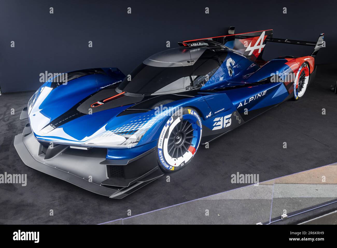 France. 10th June, 2023. June 10, 2023, France: Alpine A424 Beta on the ...