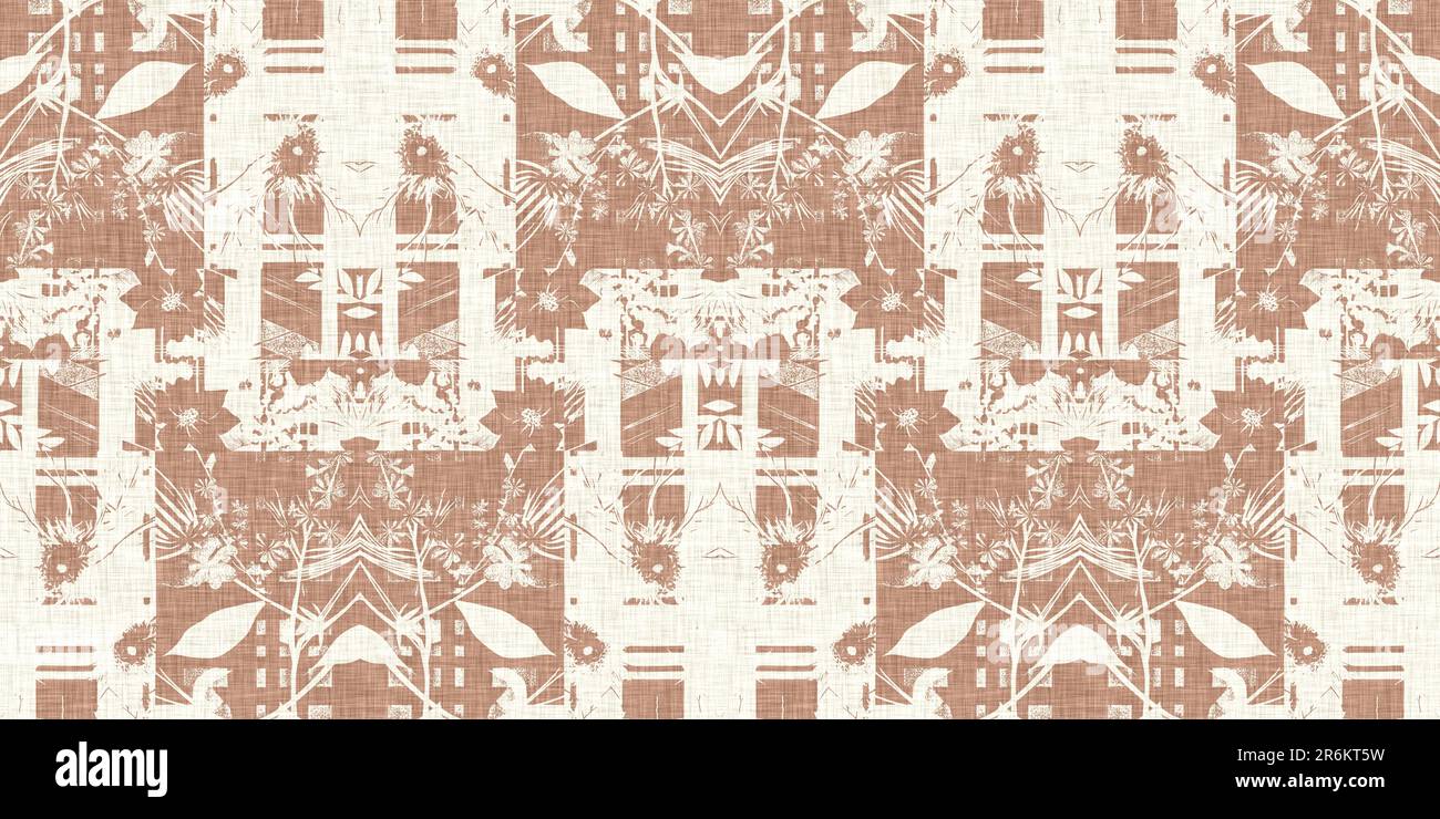 Peach pink cottagecore cozy tartan border. Cottagecore rustic marl ...