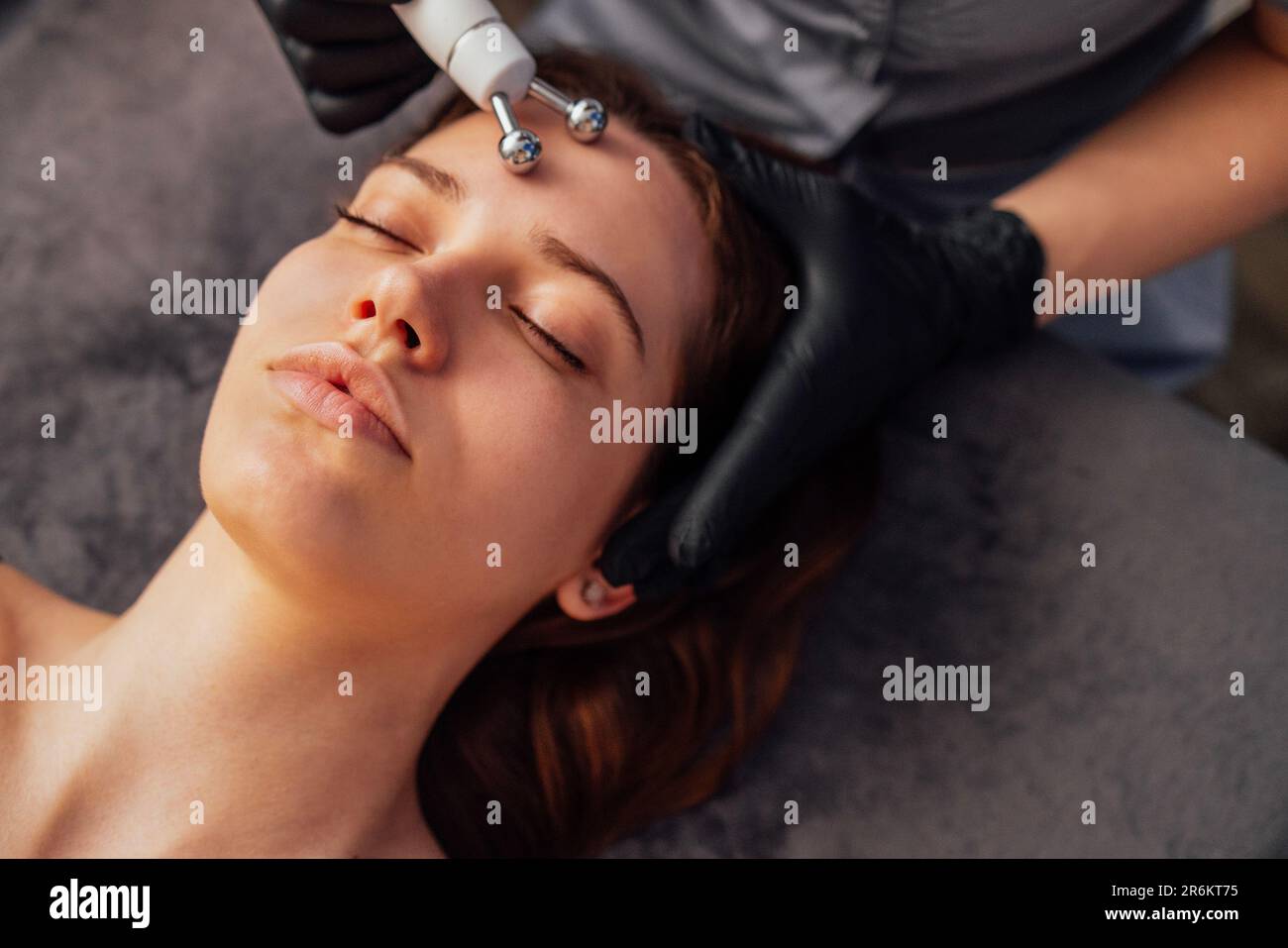 Cosmetology light equipment. Anti age and wrinkle. Microcurrent ...