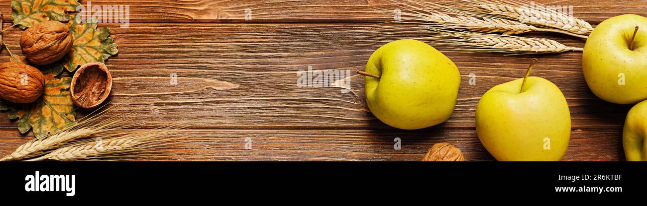 Universal Linkedin banner for different professions with apples on a ...