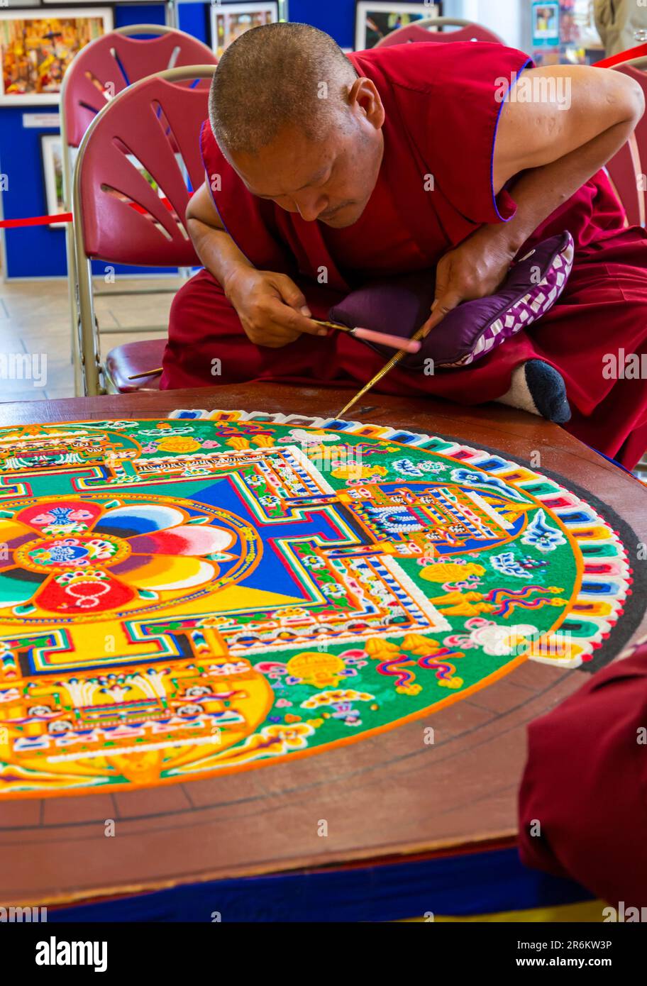 Wimborne, Dorset UK. 10th June 2023. The Tibetan Buddhist Tashi Lhunpo ...