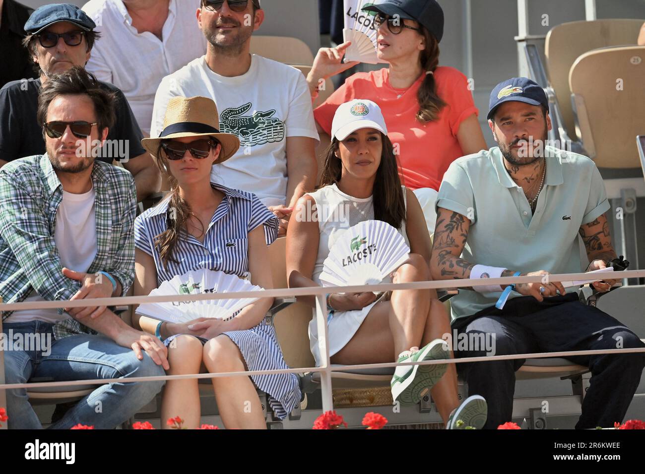 Paris, France. 10th June, 2023. Alice Belaidi and Octave Marsal Singer ...