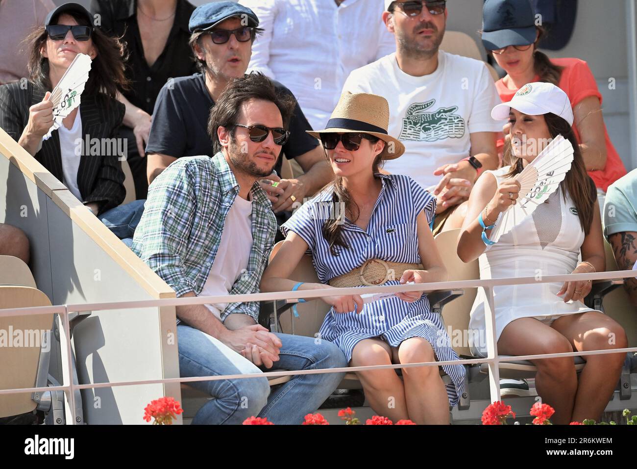 Paris, France. 10th June, 2023. Alice Belaidi and Octave Marsal Singer ...