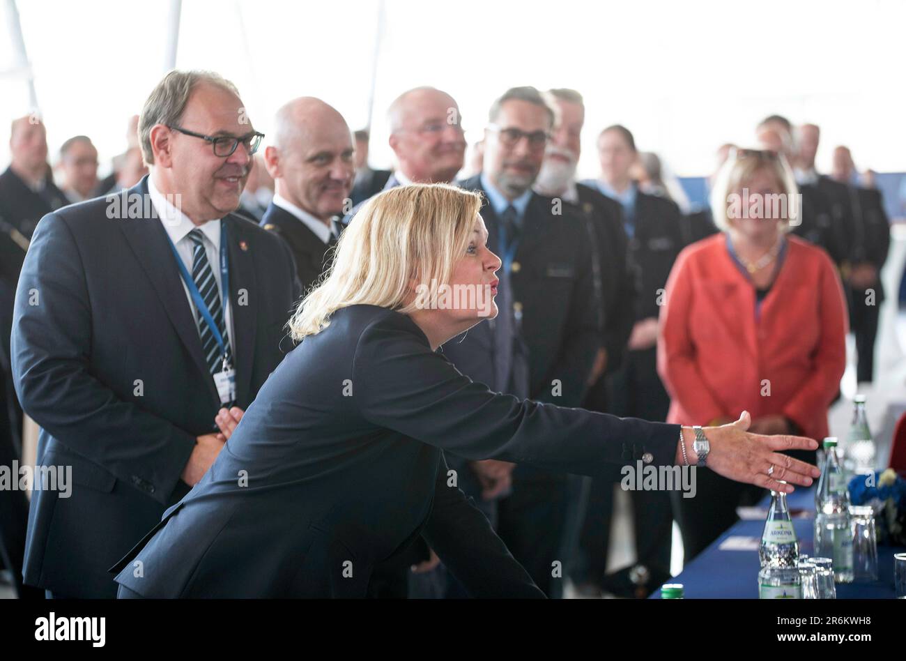 10 June 2023, Mecklenburg-Western Pomerania, Rostock-Warnemünde: Nancy ...
