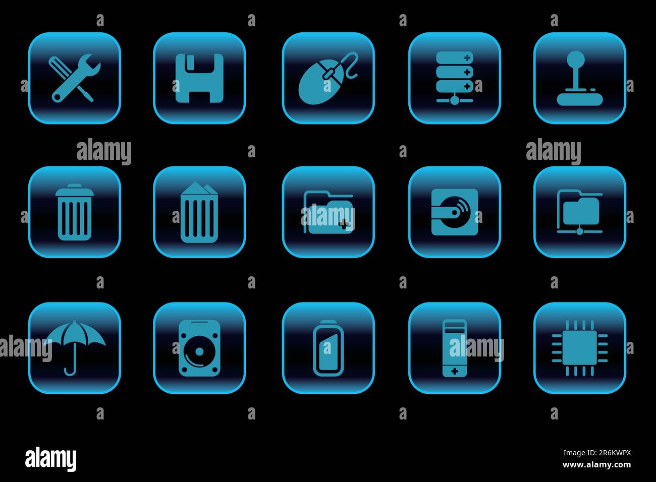 Stage lighting blue Stock Vector Images - Alamy