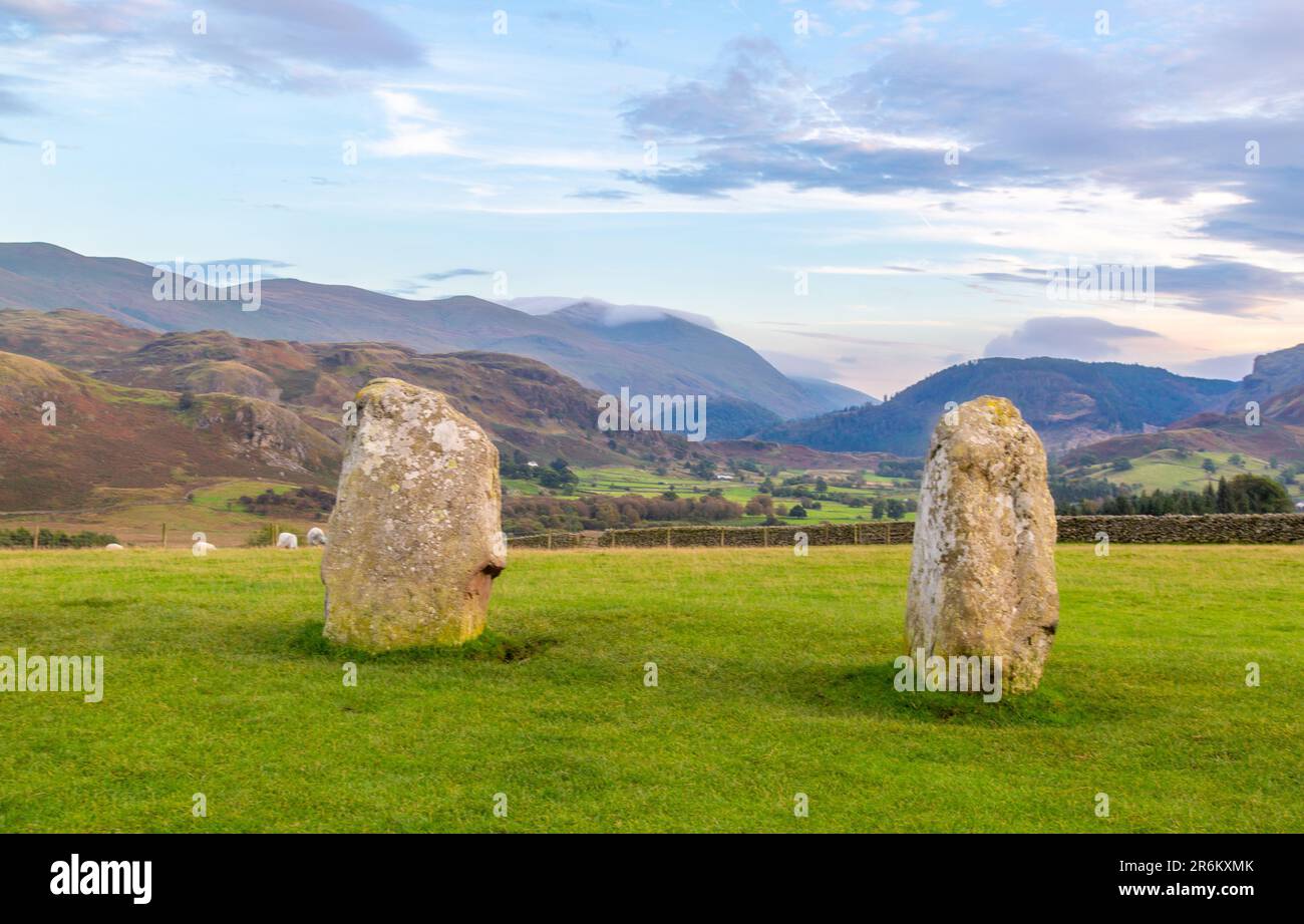 The Neolithic Castlerigg Stone Circle dating from around 3000 BC, near ...
