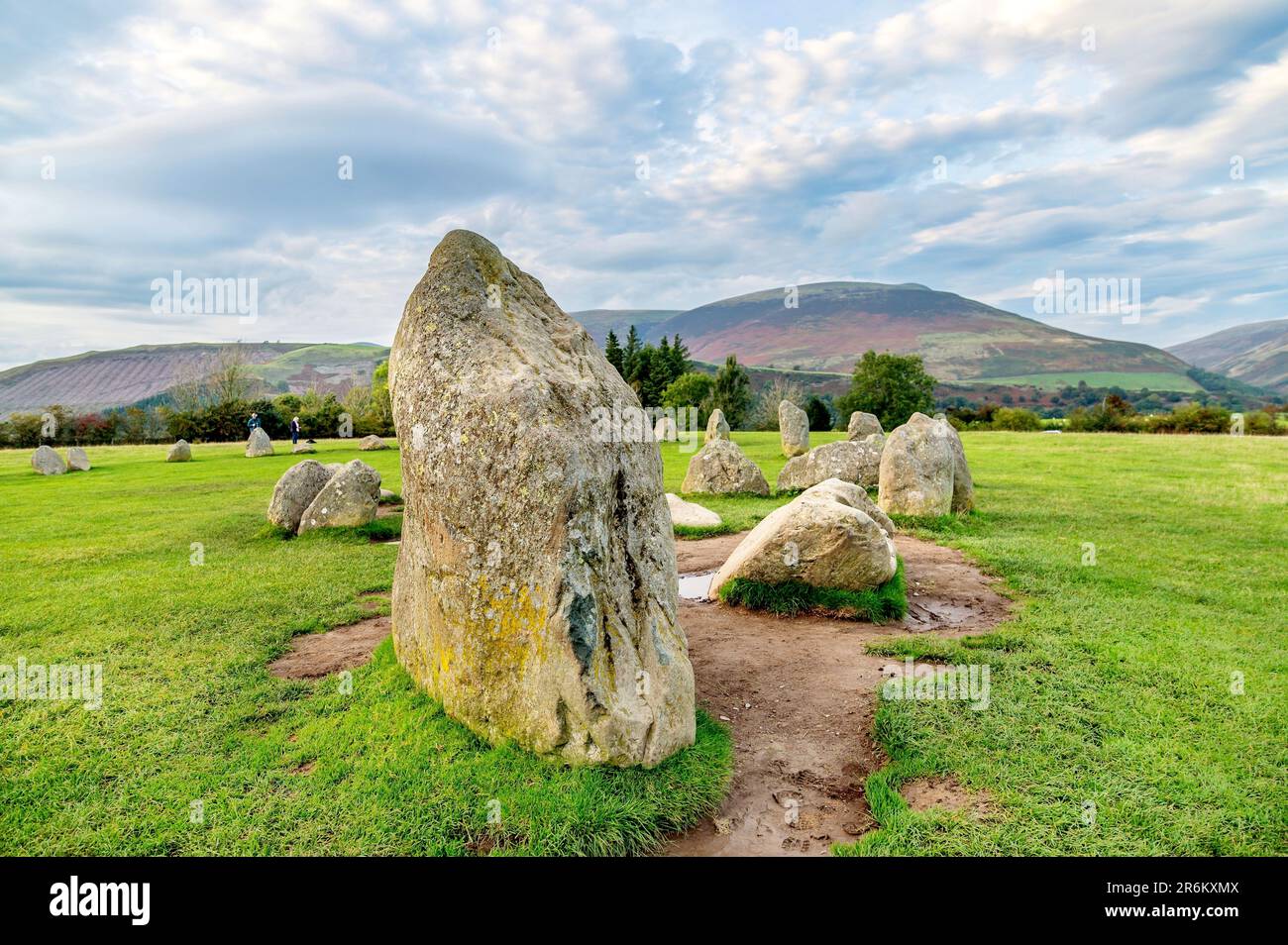 The Neolithic Castlerigg Stone Circle dating from around 3000 BC, near ...