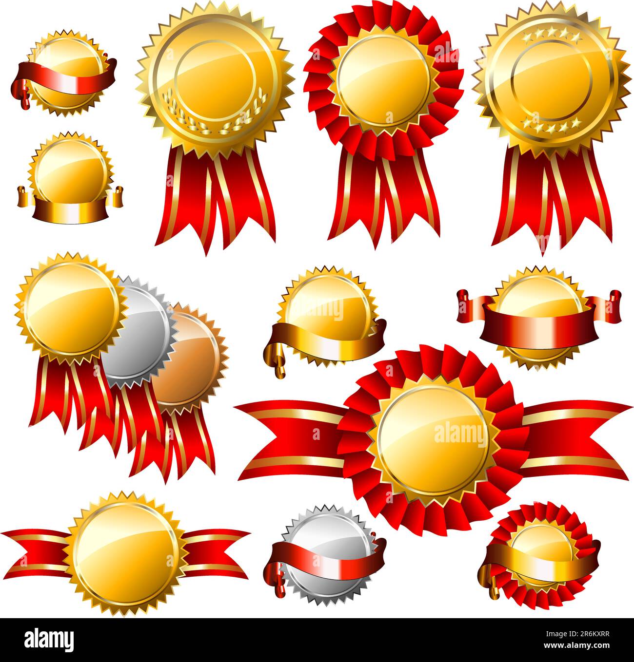 Gold medal bronze work Stock Vector Images - Alamy