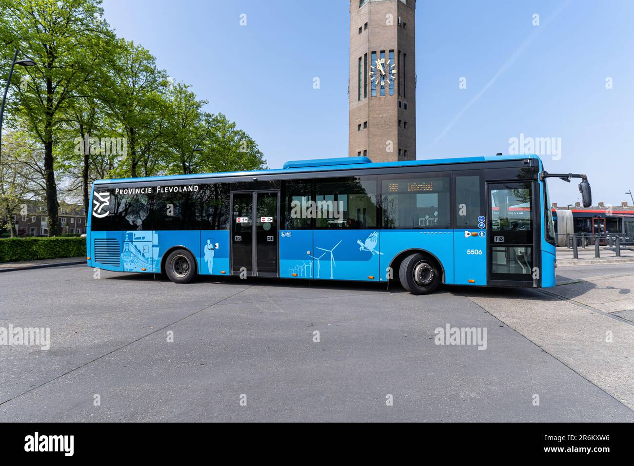 OV Regio Ijsselmond Iveco Crossway bus at Emmeloord bus station Stock ...
