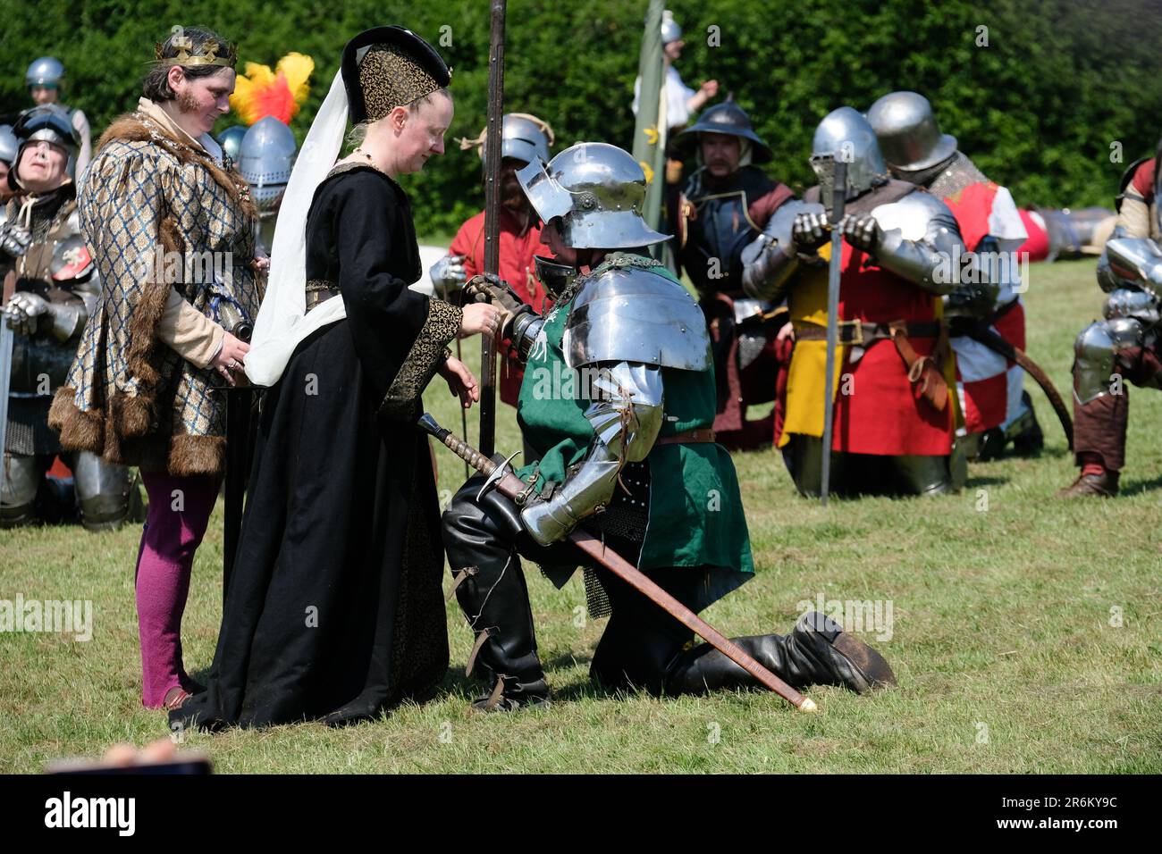 Barnet, London, UK. 10th June 2023. The Barnet Medieval Festival, with ...