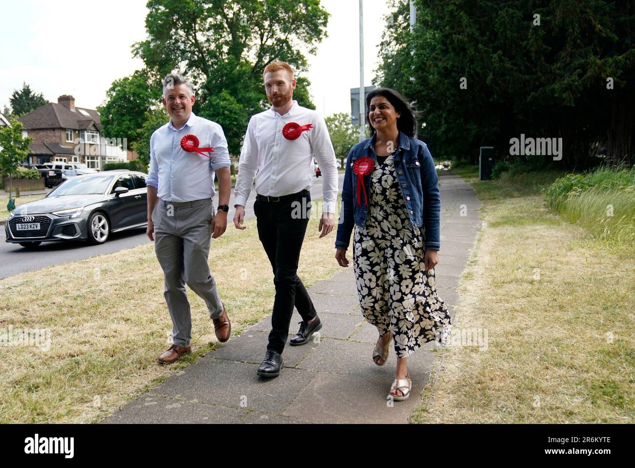(left to right) Shadow work and pensions secretary Jonathan Ashworth ...
