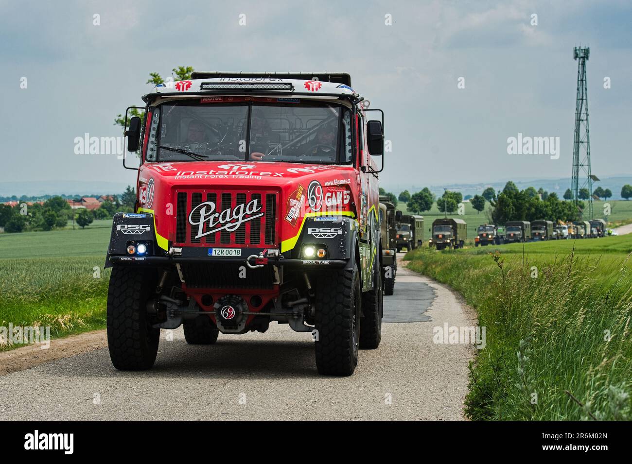 Vyskov, Czech Republic. 10th June, 2023. Dakar special of Ales Loprais ...
