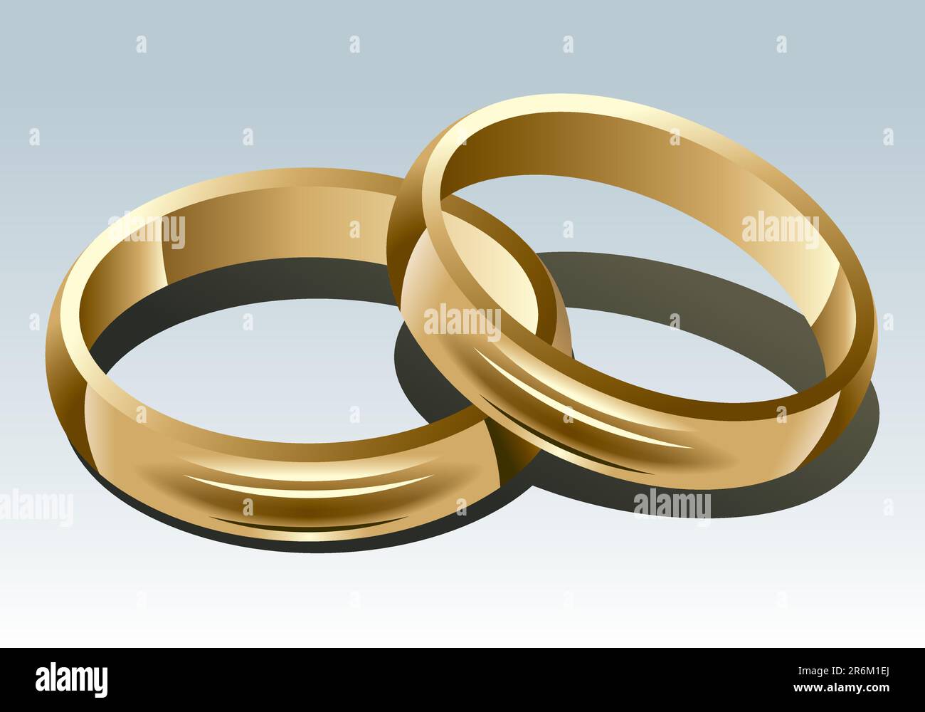 Wedding Ring on White Background. Vector Illustration Stock Vector ...