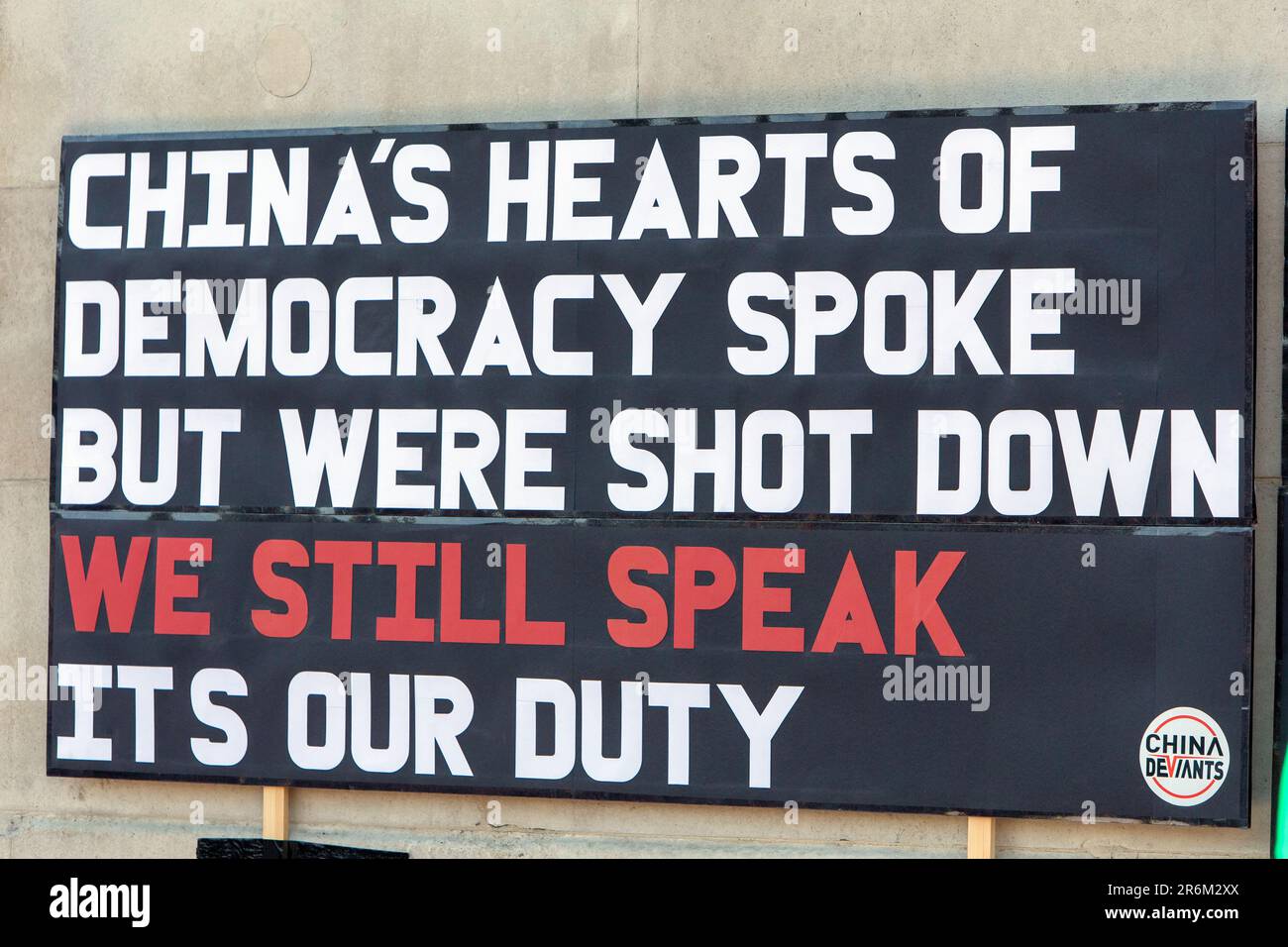 London, UK. 4th June, 2023. Organisation China Deviants staged a play ...