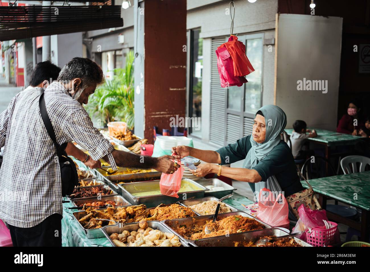 Food stall, Kuala Lumpur, Malaysia, Southeast Asia, Asia Stock Photo ...