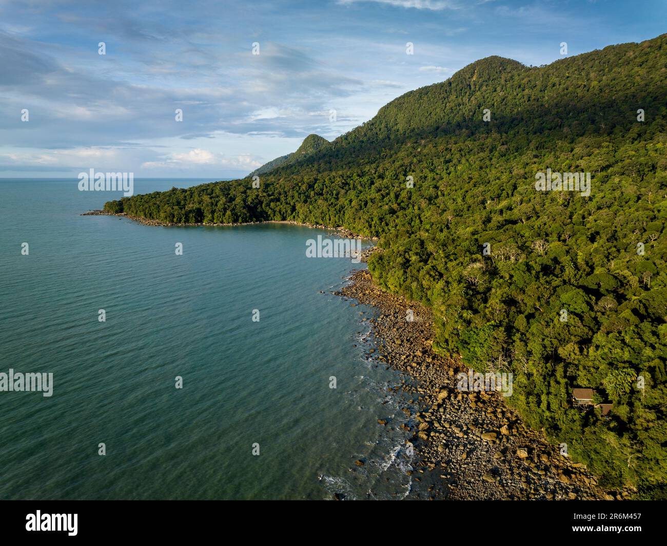 Borneo aerial view hi-res stock photography and images - Alamy