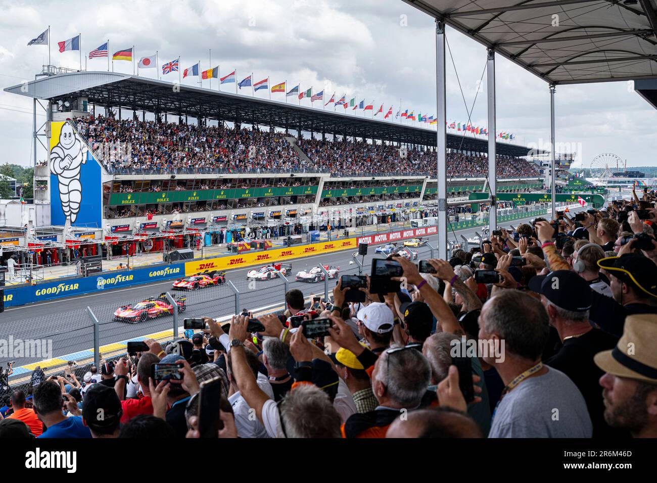 Le Mans, France. 10th June, 2023. 50 FUOCO Antonio (ita), MOLINA Miguel ...