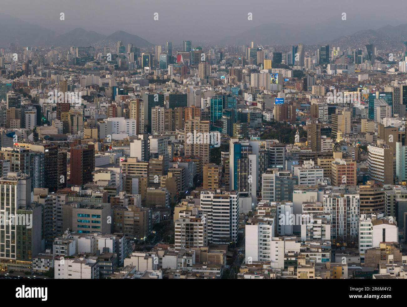 Aerial view over Lima, Peru, South America Stock Photo - Alamy