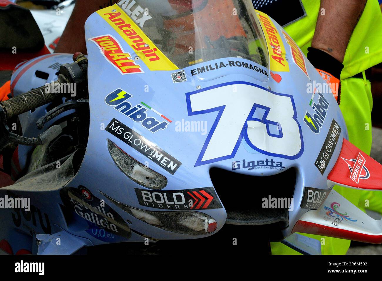 Mugello, Italy. 10th June, 2023. Alex Marquez 73 gresini racing Motogp ...