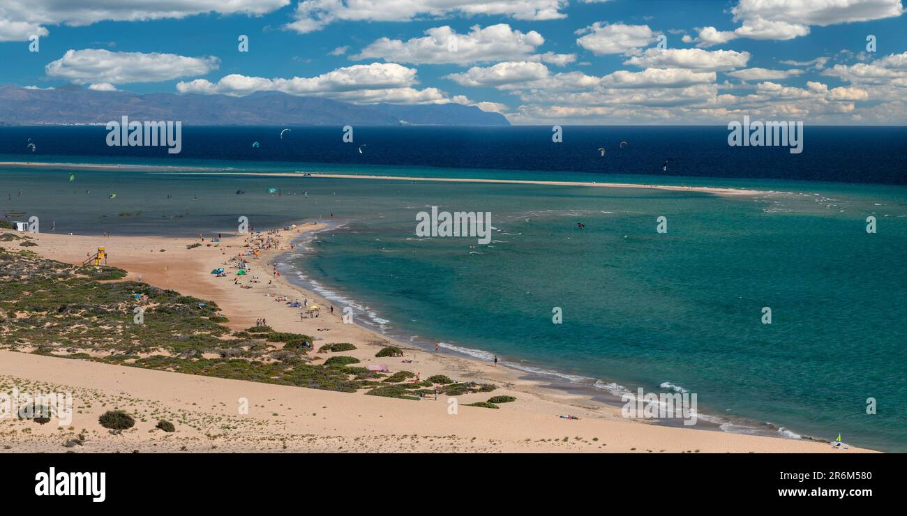 Playa de Risco del Paso, Playa de Sotavento, Fuerteventura, Canary ...