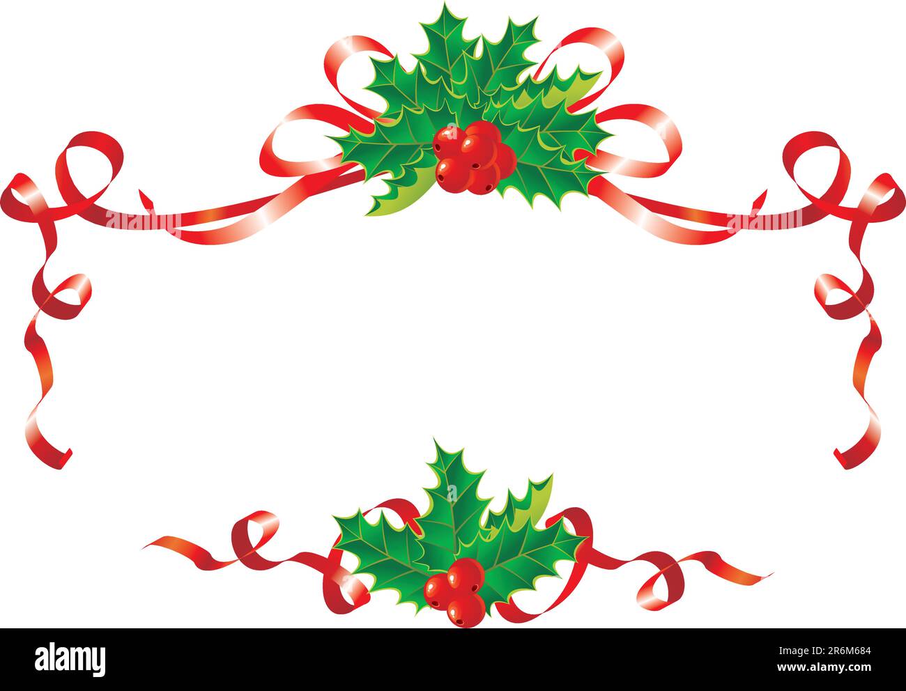 Christmas Holly Corner Clipart