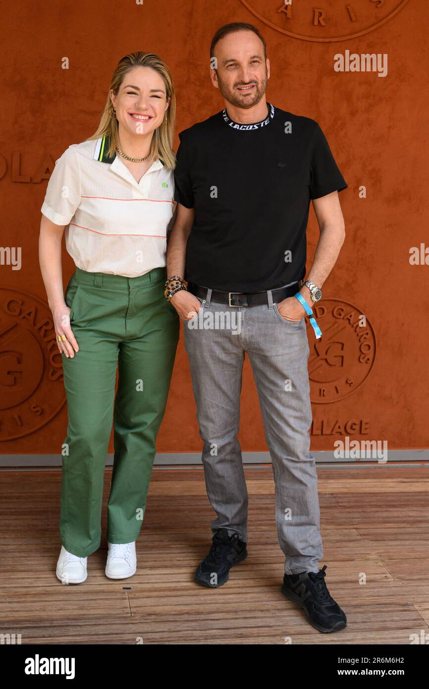 Paris, France. 10th June, 2023. Emilie Dequenne and Michel Ferracci ...