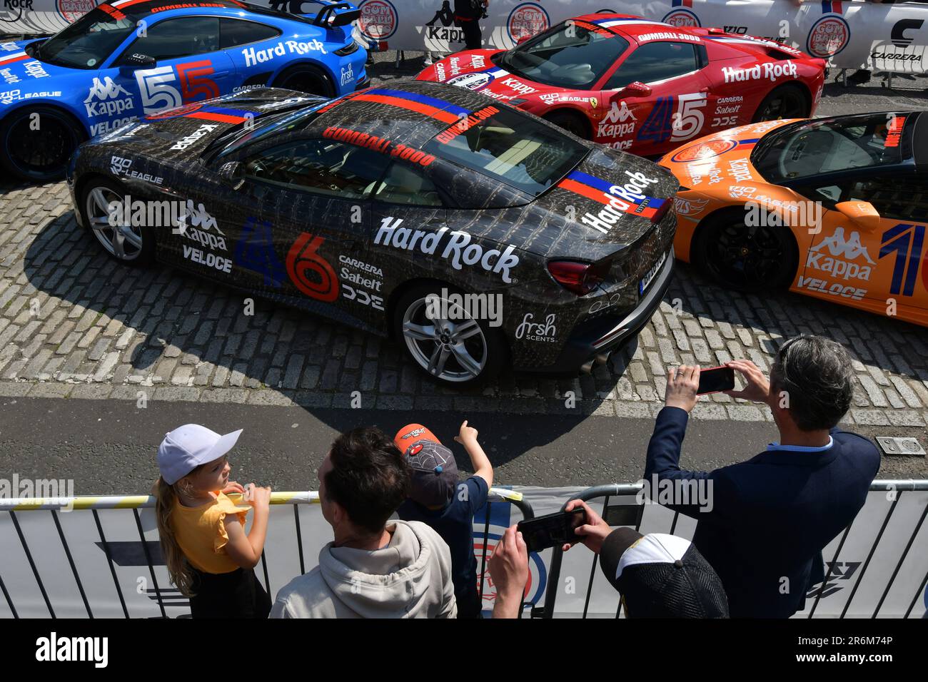 Edinburgh Scotland, UK 10 June 2023. High performance cars gather in ...