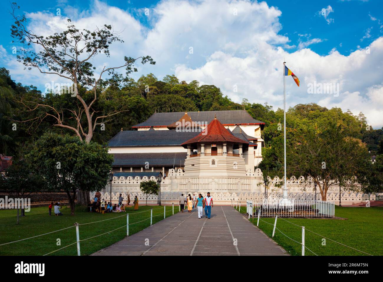 Temple of the Sacred Tooth (Dalada Maligava), very important Buddhist ...