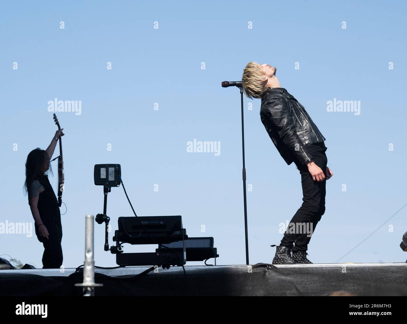 Solvesborg, Sweden. 10th June 2023. US band Skid Row with Swedish ...