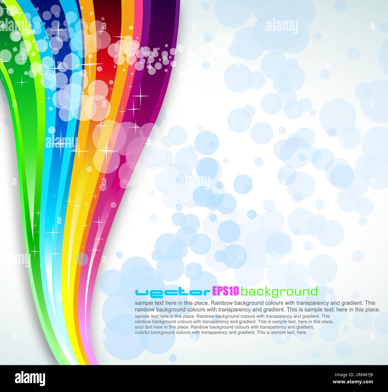 Abstract Rainbow Spectrum Background for Brochure or Flyers Stock ...