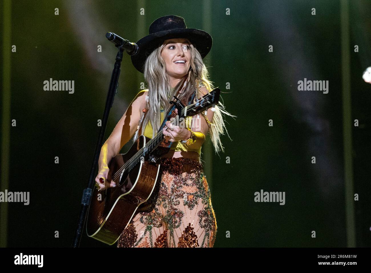Lainey Wilson performs during the 2023 CMA Fest on Friday, June 9, 2023 ...