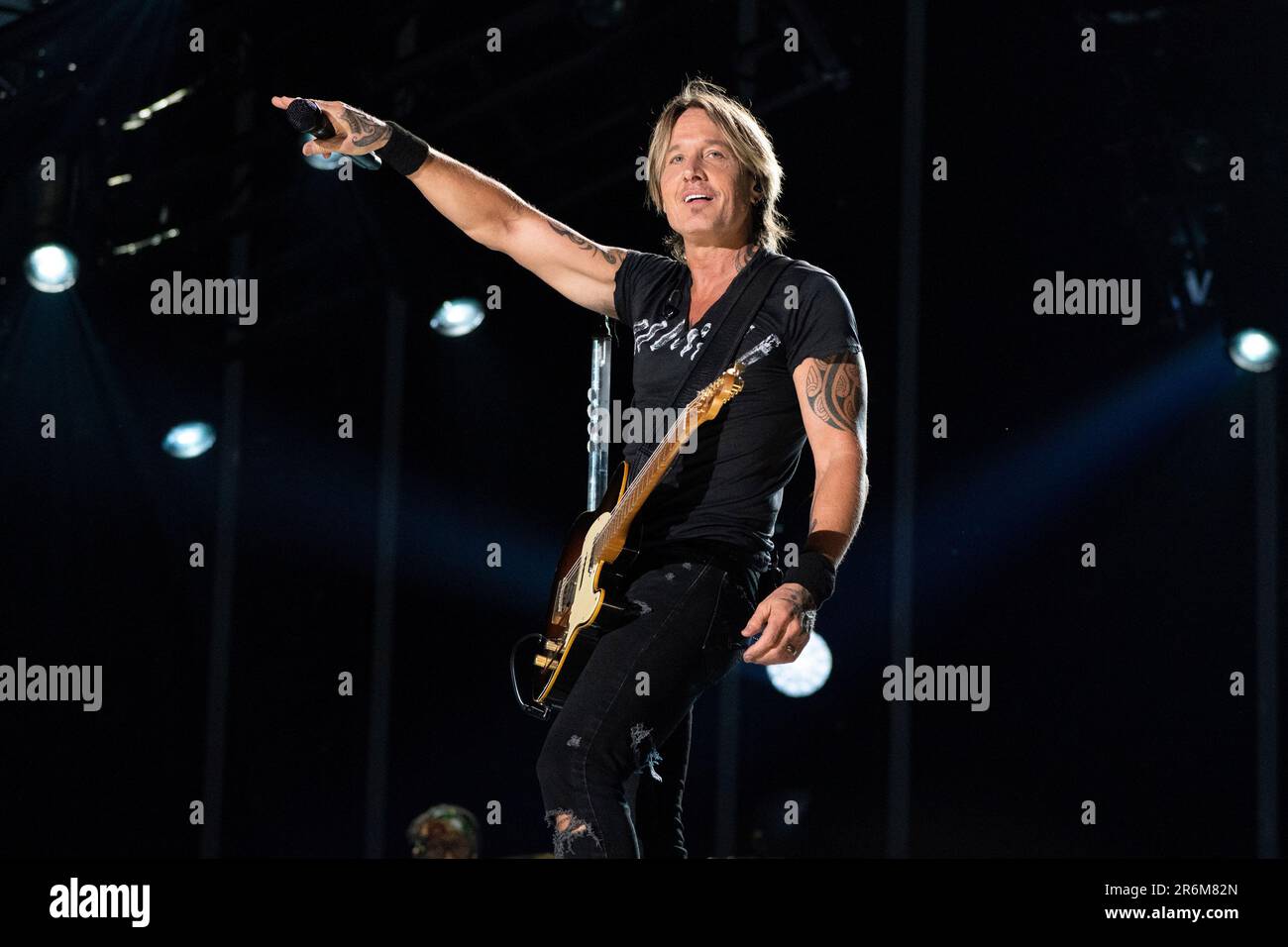 Keith Urban performs during the 2023 CMA Fest on Friday, June 9, 2023 ...