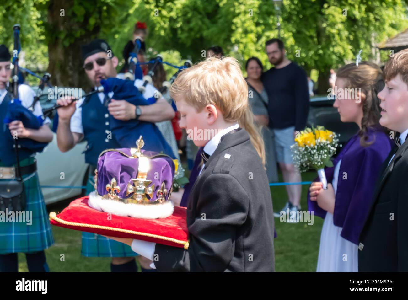 Strathaven, Scotland, UK. 10th June, 2023. The annual Strathaven Gala ...