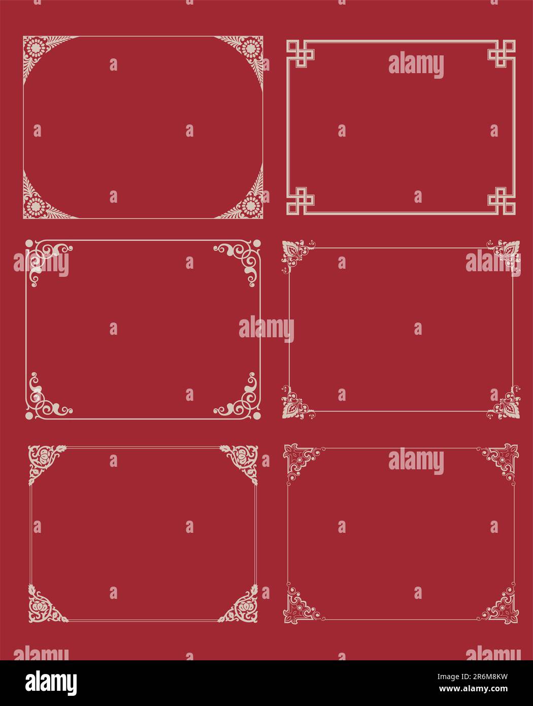 decorative frame set Stock Vector Image & Art - Alamy