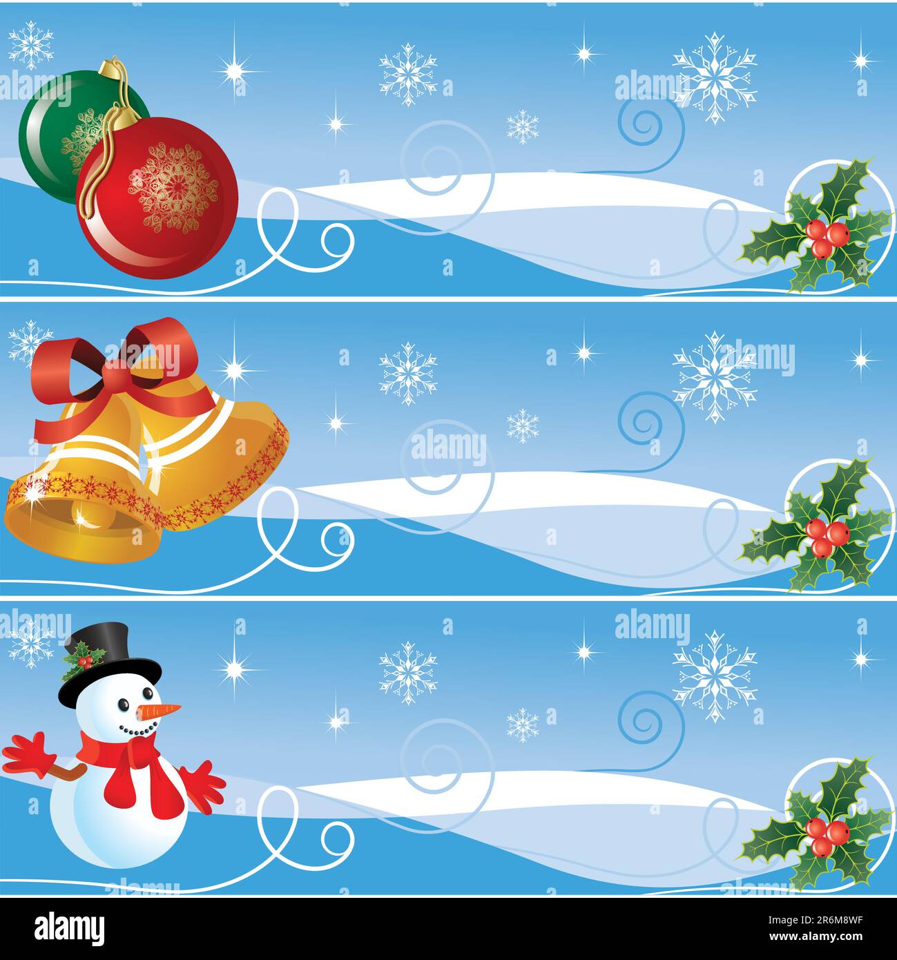Set of three christmas banners Stock Vector Image & Art - Alamy
