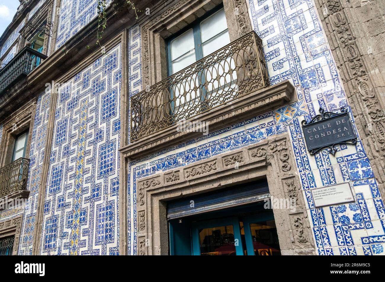 The House of Tiles, Casa de los Azulejos, Calle de Condesa, Centro ...