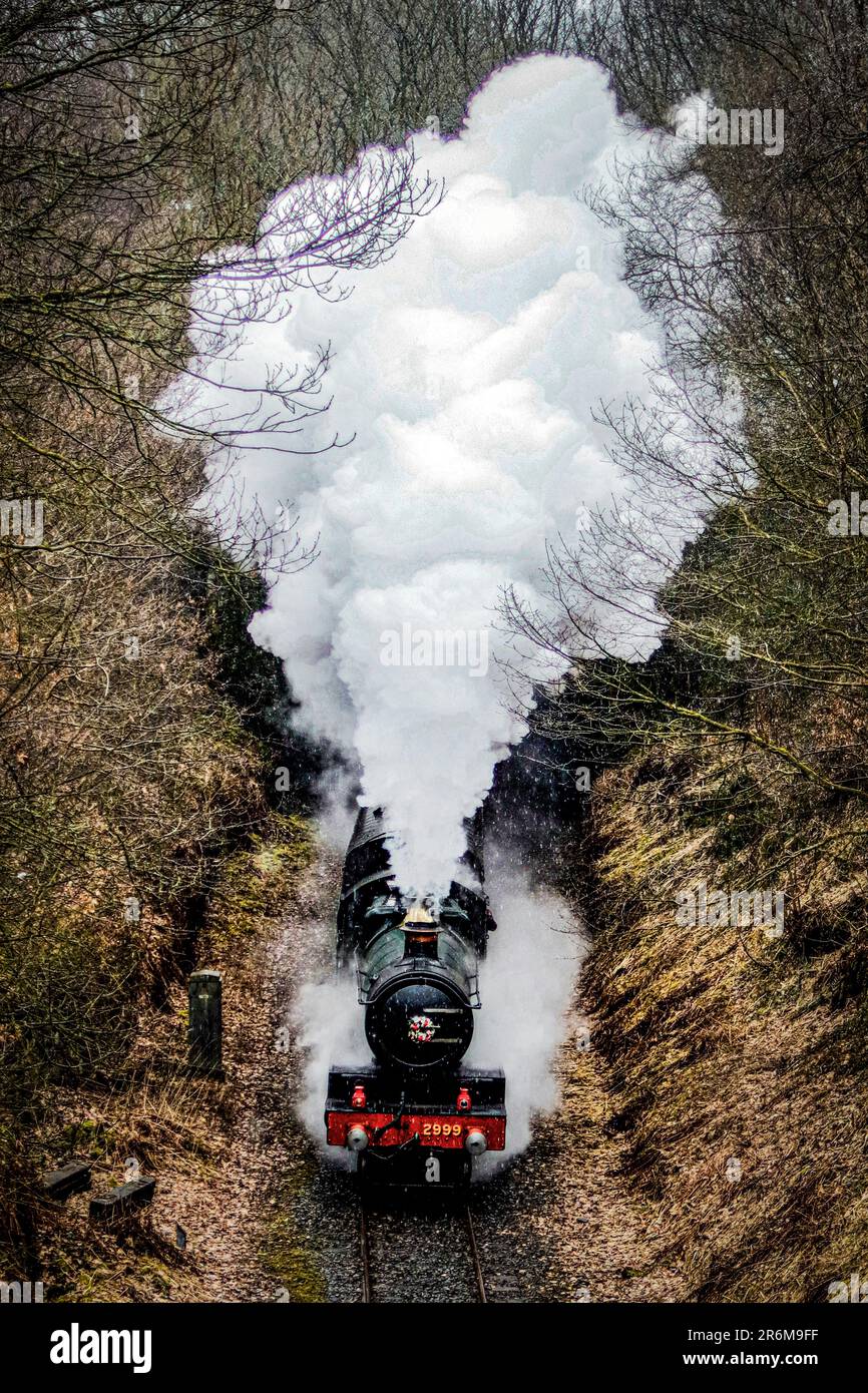 Steam Train, full steam ahead Stock Photo - Alamy Steam Train, full steam ahead Stock Photo - Alamy