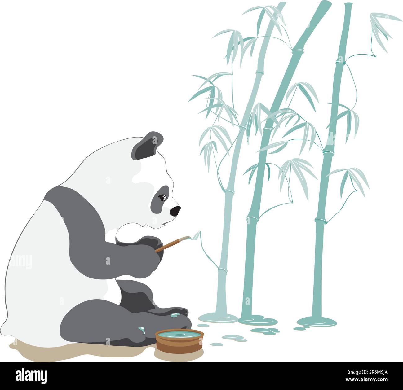 Bamboos china Stock Vector Images - Alamy