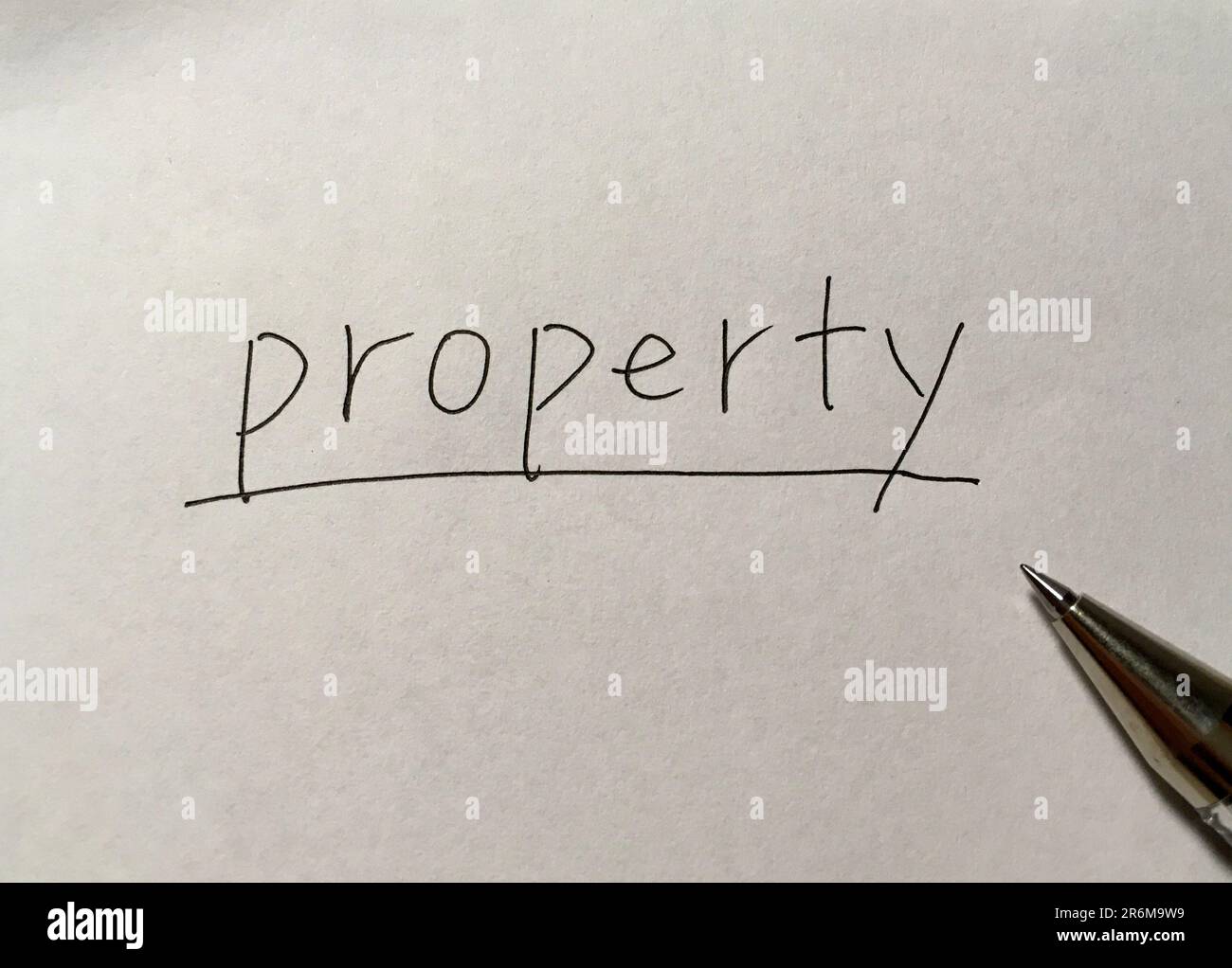 Property paper hi-res stock photography and images - Alamy