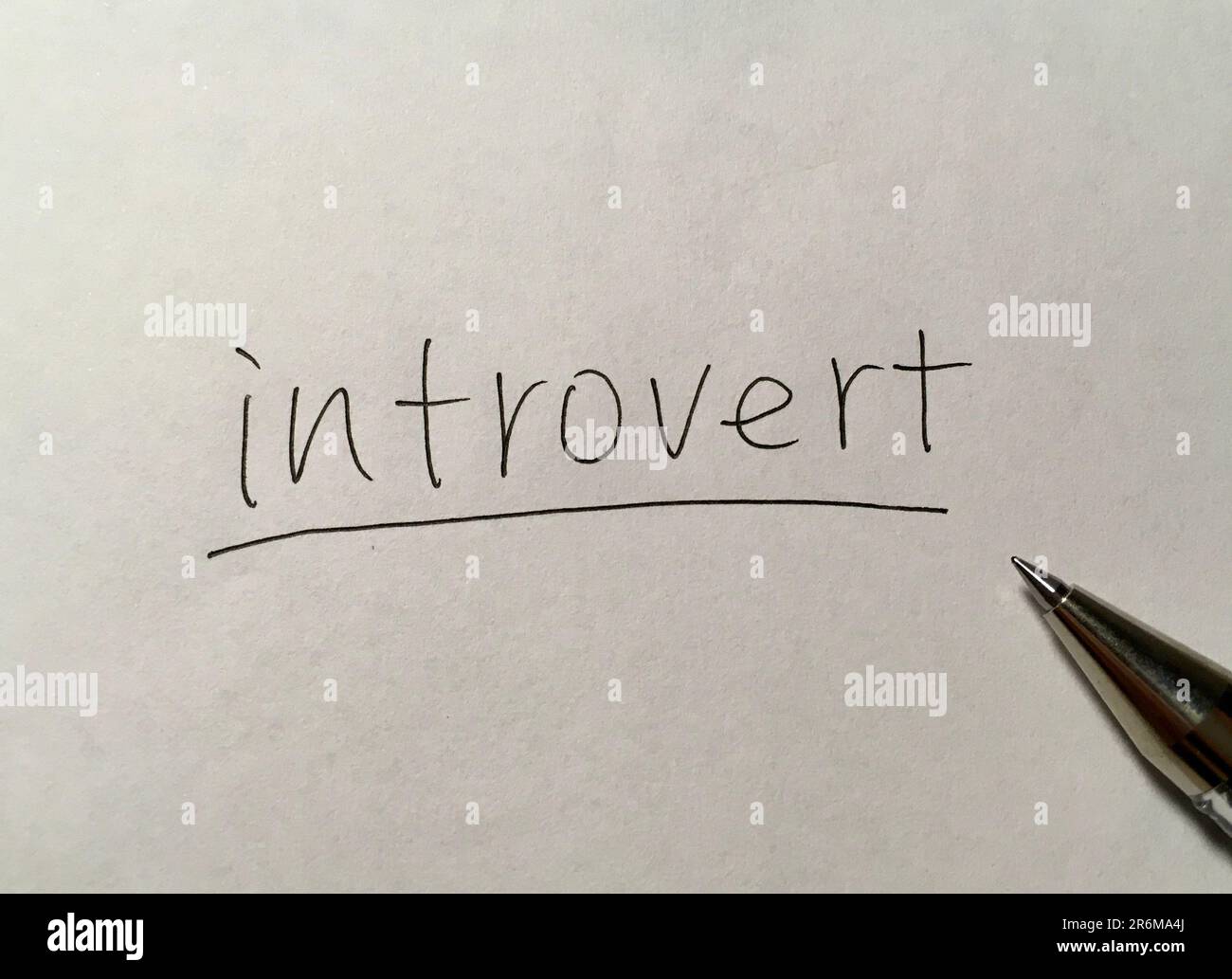 Introvert word hi-res stock photography and images - Alamy
