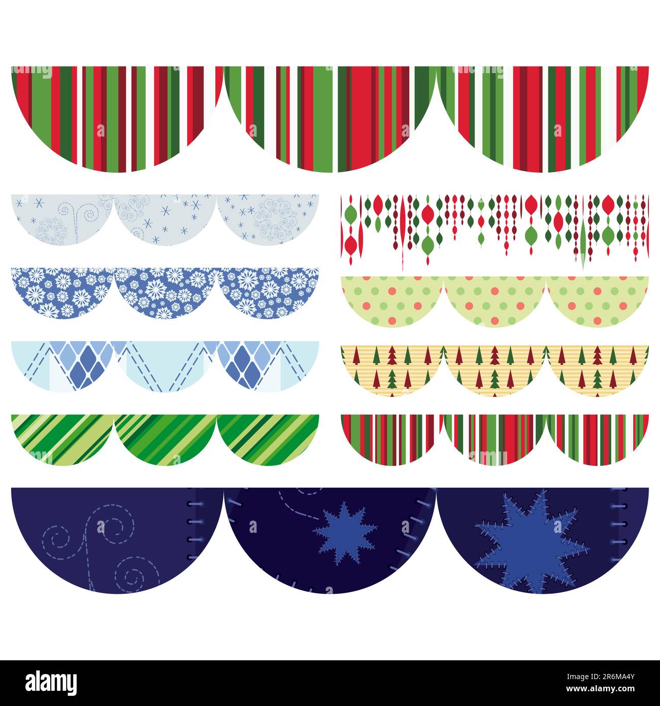 Christmas design elements Cut Out Stock Images & Pictures - Alamy