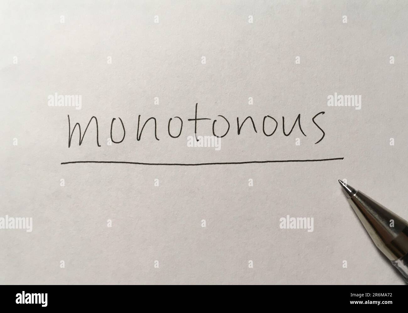 Monotonous hi-res stock photography and images - Alamy