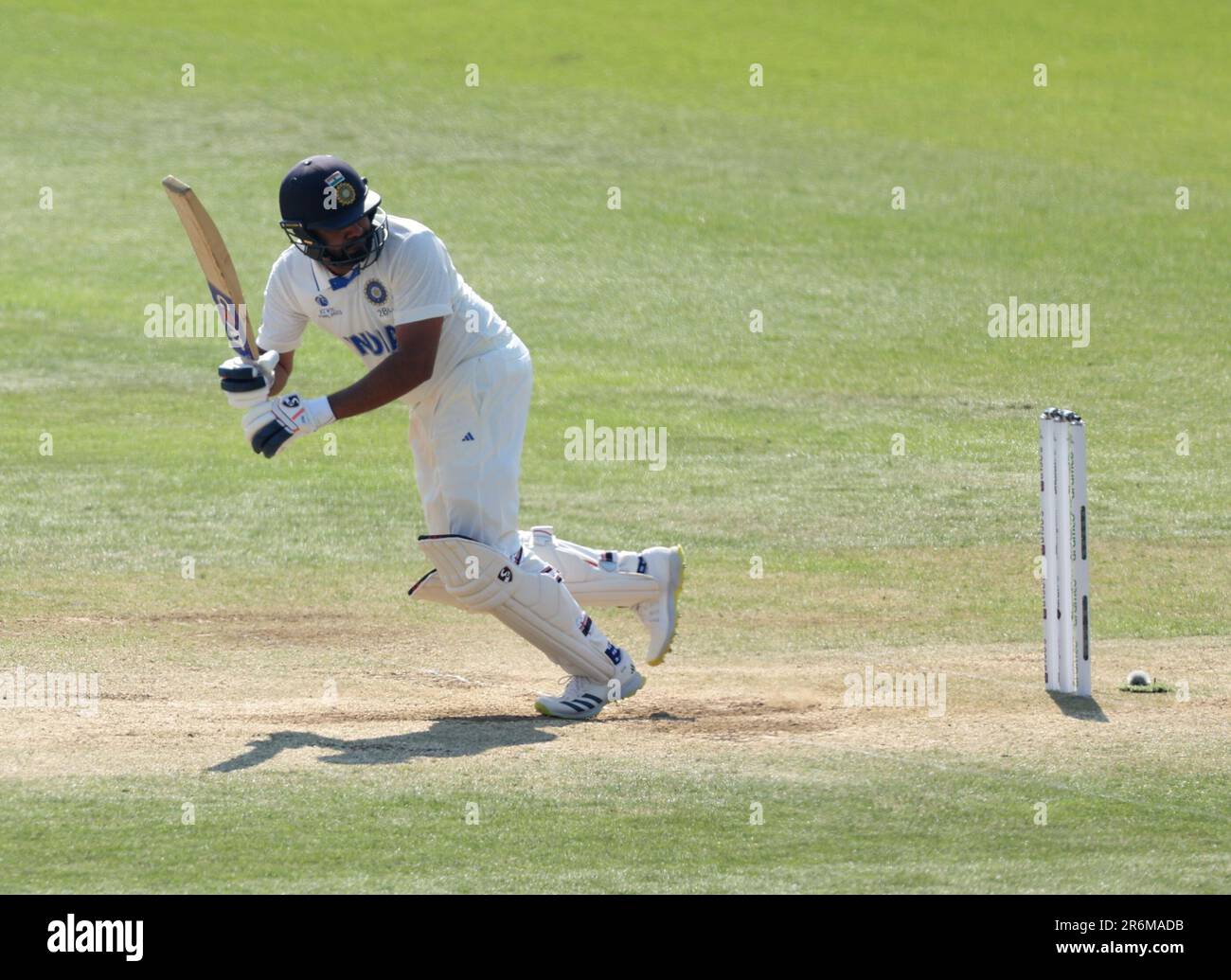 India's Rohit Sharma batting during day four of the ICC World Test ...