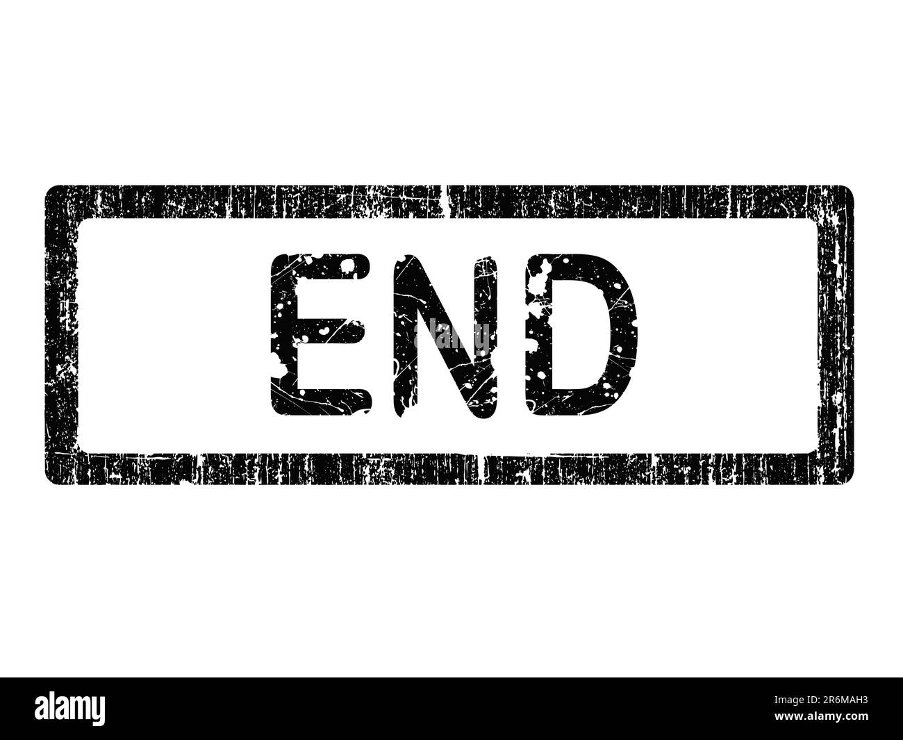 The end letters Stock Vector Images - Alamy