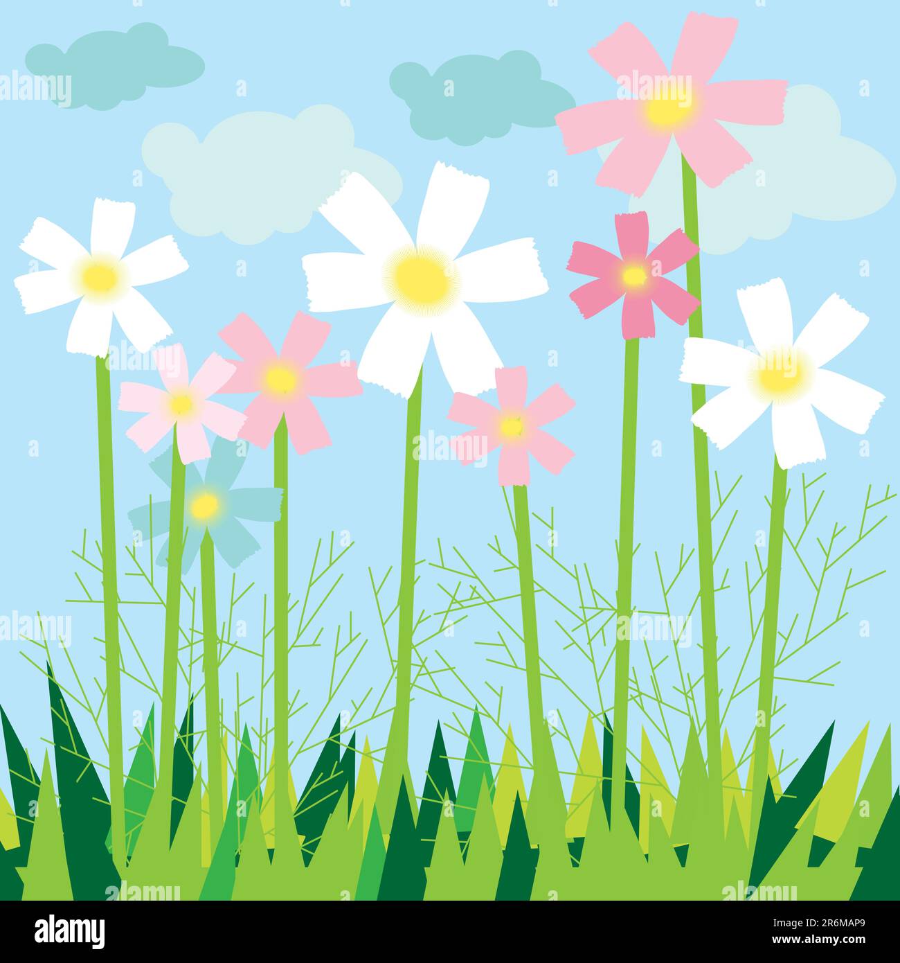 Vector meadow card. All objects are separated Stock Vector Image & Art ... Vector meadow card. All objects are separated Stock Vector Image & Art ...