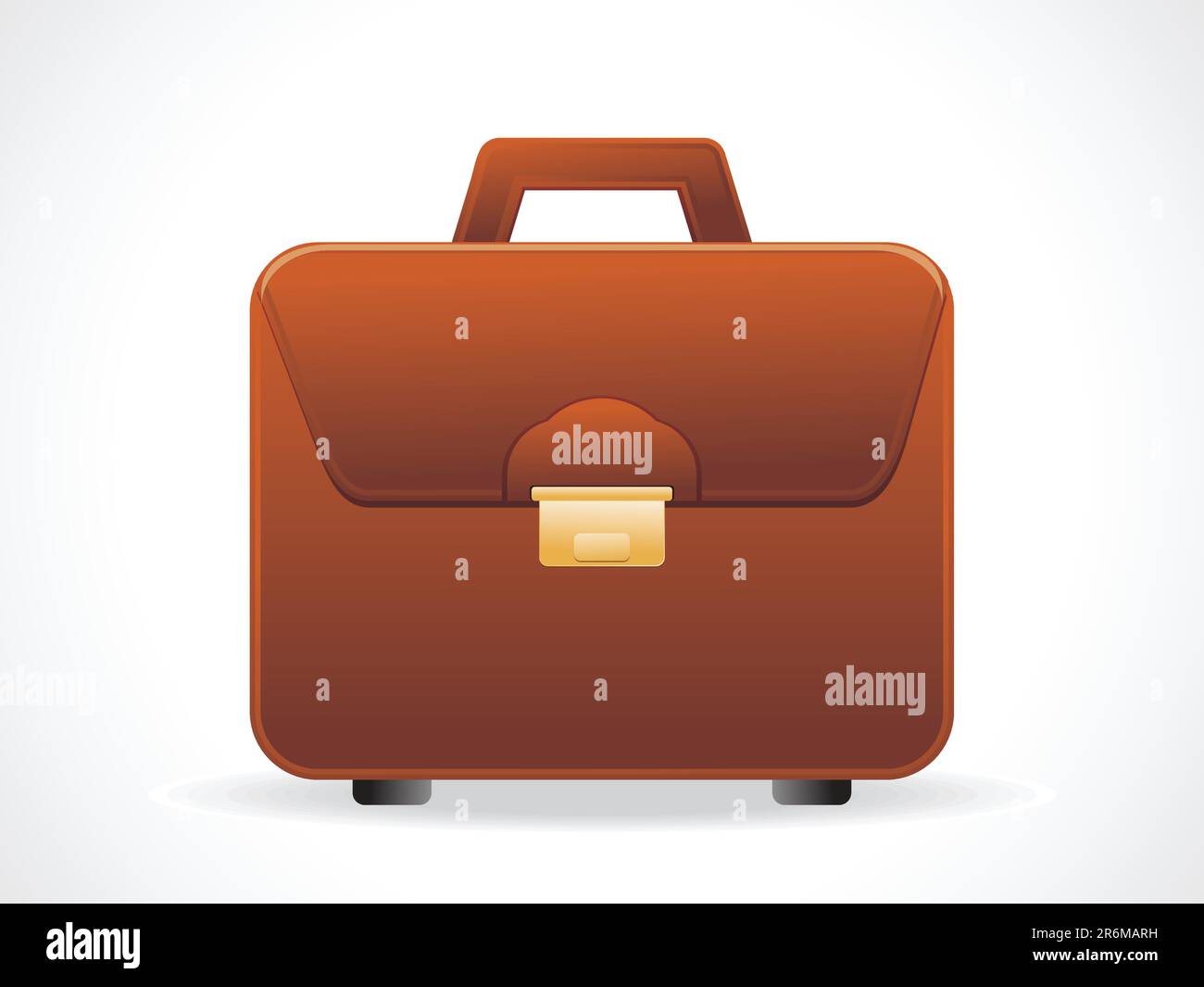 abstract glossy briefcase icon vector illustration Stock Vector Image ...